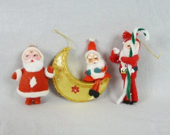 Pipe cleaner santa | Etsy