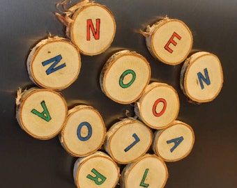 Alphabet magnets | Etsy
