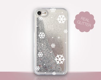 Snowflake phone case | Etsy