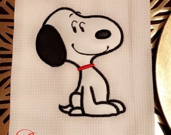 Snoopy embroidery | Etsy