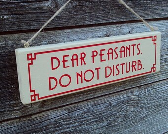 Quiet please sign | Etsy