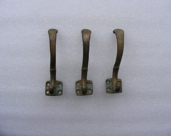 Solid brass hooks | Etsy