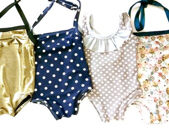 Gold swimsuit | Etsy