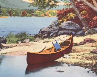 Camping postcard | Etsy