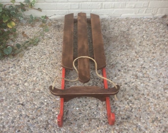 Wood sled | Etsy