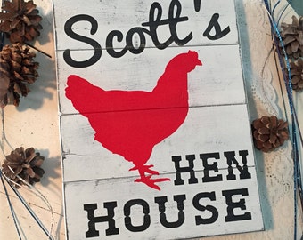 Hen house sign | Etsy