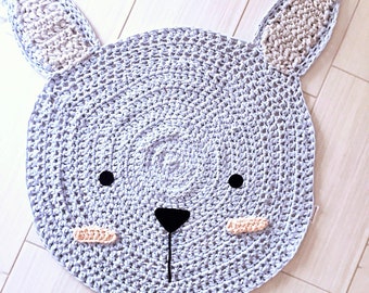 Crochet Pattern Baby Blanket Afghan Bunny Rug Chrysanthemum