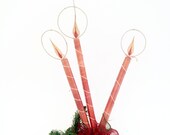 Items similar to Vintage Tree Topper - Vintage 1960s Candles made with ...