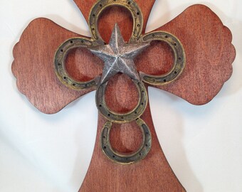 Horseshoe cross | Etsy