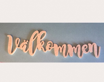 Swedish welcome sign | Etsy