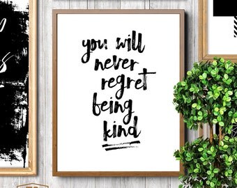 Never regret | Etsy