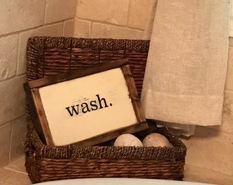 Wash hands sign | Etsy