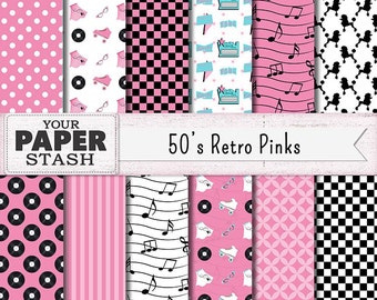 Digital Paper & Clip Art Instant Downloads by YourPaperStash