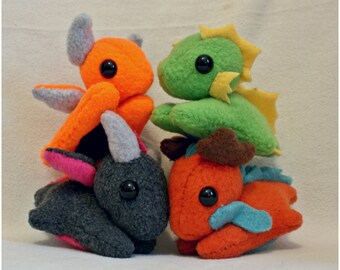 Stuffed dragon | Etsy