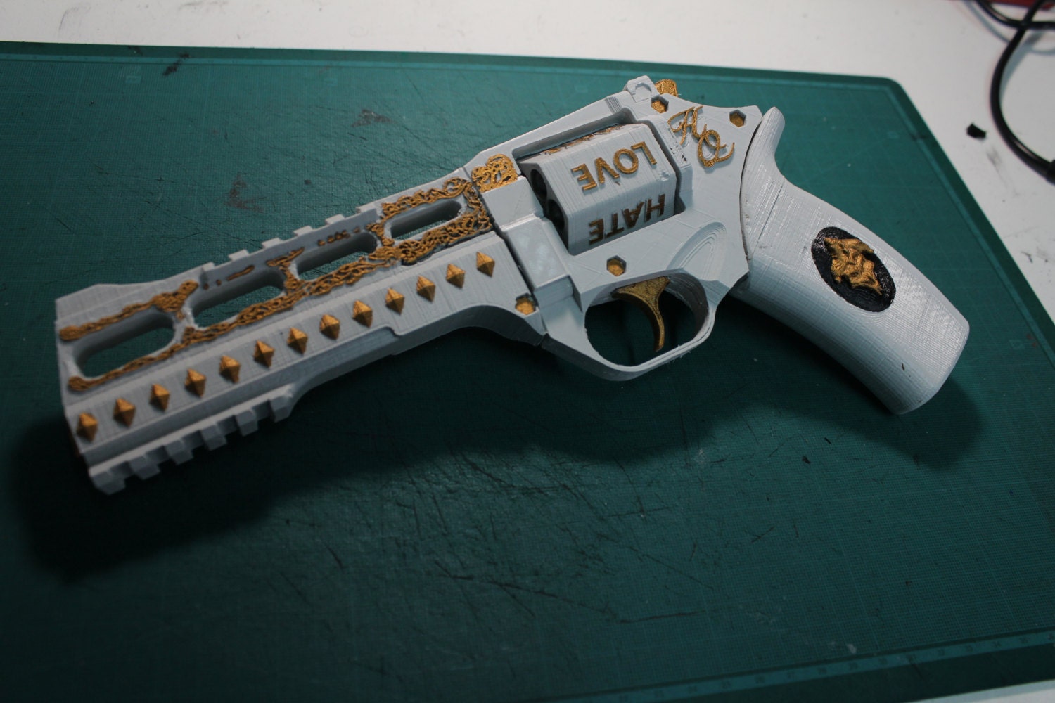 Harley Quinn Revolver Suicide Squad White by BlackForgeCosplay