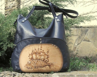 Leather pyrography | Etsy