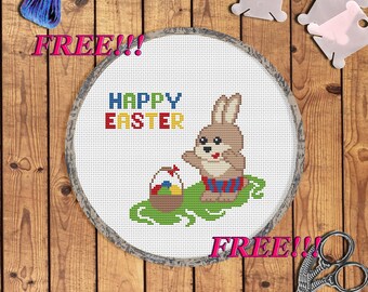Easter cross stitch | Etsy