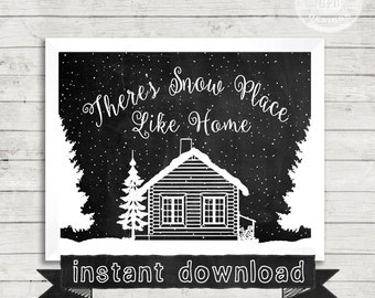 Snow place like home | Etsy