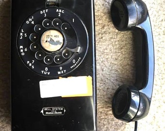 Rotary wall phone | Etsy