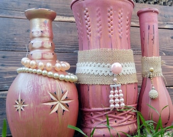 Pearlized vase | Etsy