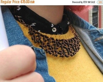 Items similar to Fleece Scarf - East Village Design - Laser Cut Lyrics ...