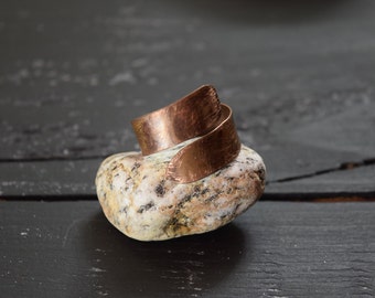 Copper wedding ring | Etsy