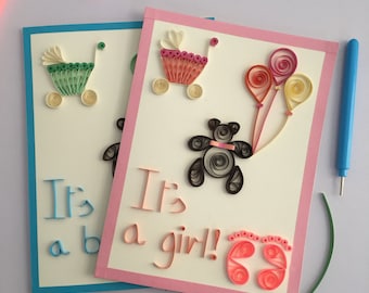 Baby shower quilling | Etsy