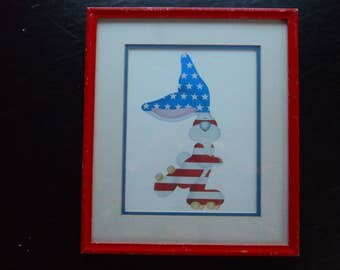 Vintage rabbit print | Etsy