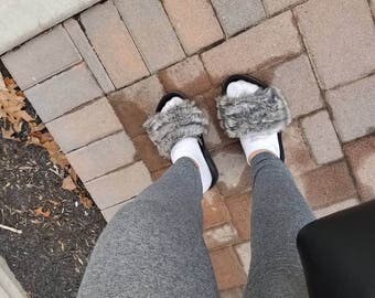 Furry slides | Etsy