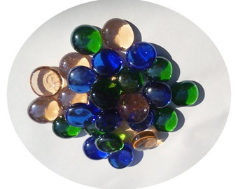 Colored glass stones | Etsy