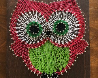 Owl string art | Etsy