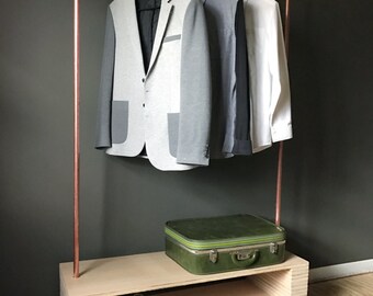 Copper clothing rack | Etsy