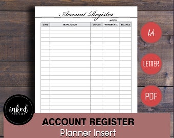 Finance binder | Etsy