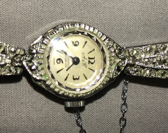 Marcasite watch | Etsy