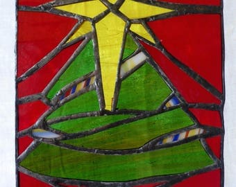 Stained glass bear | Etsy