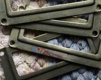 Metal label holders | Etsy