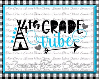 Fourth grade svg | Etsy