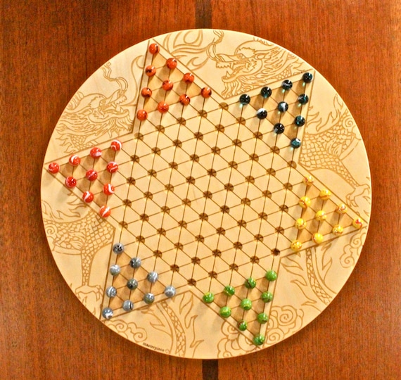 High Quality Large Chinese Checkers w 16mm/5/8 designer