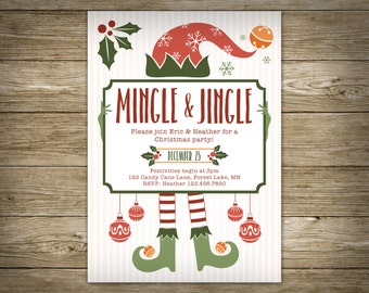 Elf invitation | Etsy