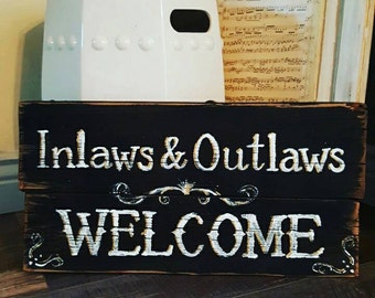 Outlaw sign | Etsy