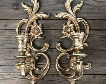 Syroco wall sconce | Etsy