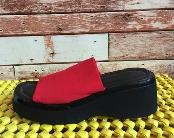90s platform sandals | Etsy