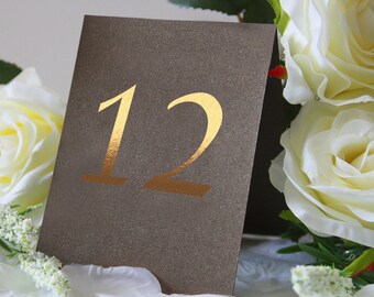 Folded table numbers | Etsy