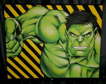 Hulk painting | Etsy