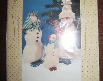 Snowman Gingerbread Man Christmas Trees and Pears Craft E