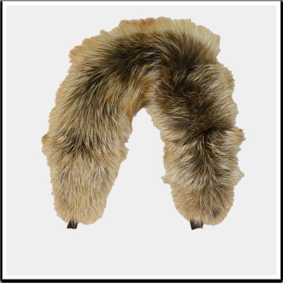 Glacier Wear Ranch Raised Red Fox Fur Ruff 24 inches