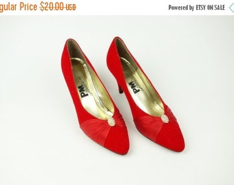 Unique red satin shoes related items | Etsy