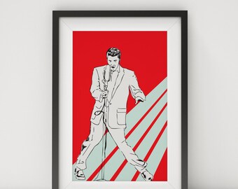 Elvis presley poster | Etsy