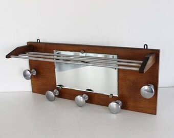 Mirror coat rack | Etsy