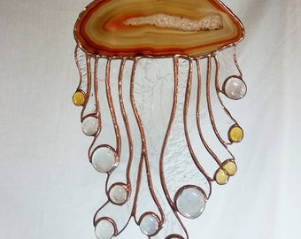 Agate stained glass | Etsy